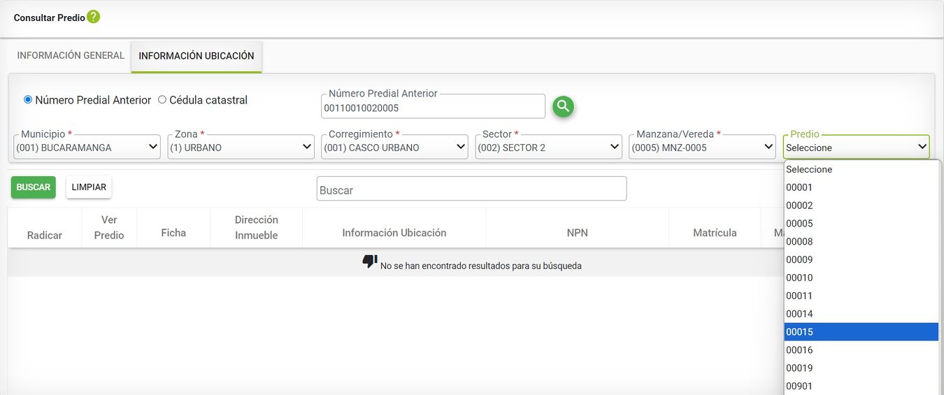 Consulta de Predios - wikibcgs
